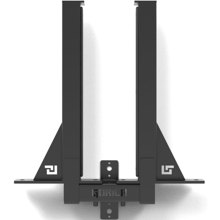Space-Saving Spotter Arm Storage – Gorila Fitness